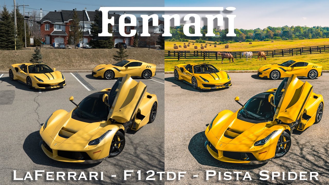 FERRARI LAF/TDF/PISTA BACKGROUND SWAP | ADOBE TUTORIAL - YouTube