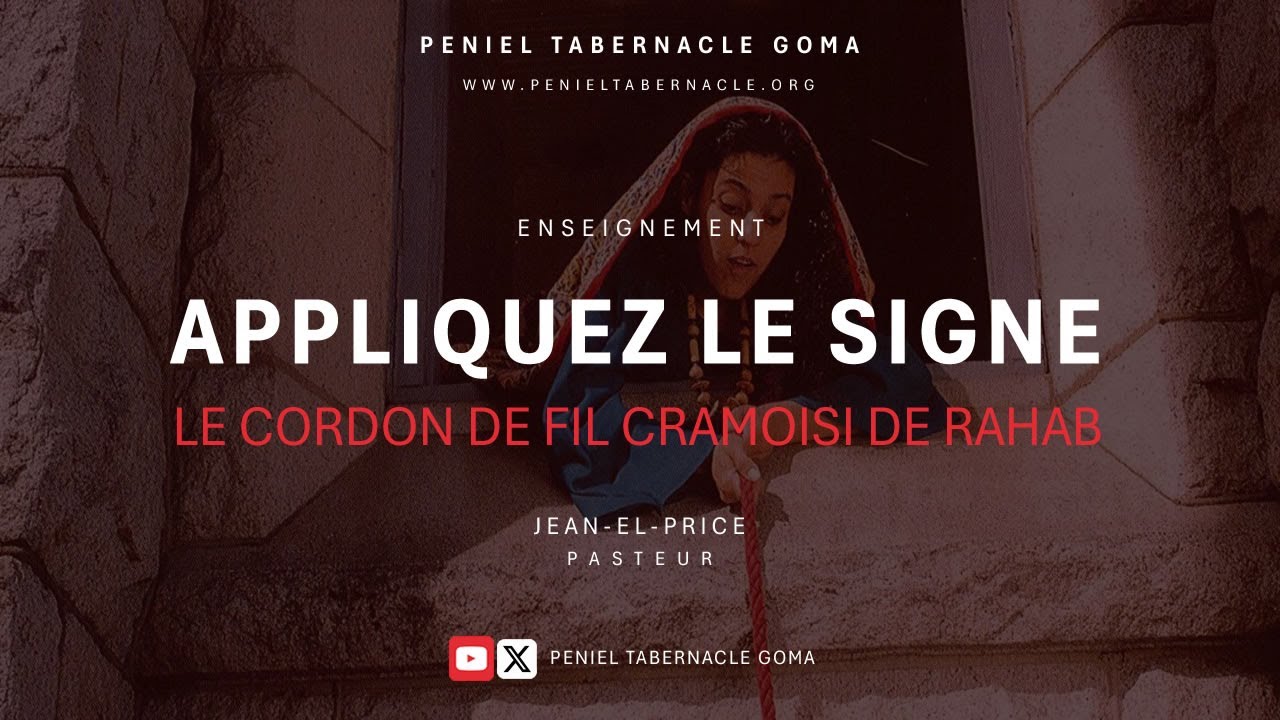 Appliquez le Signe - Le Cordon de fil cramoisi de Rahab - Volume 4 ...