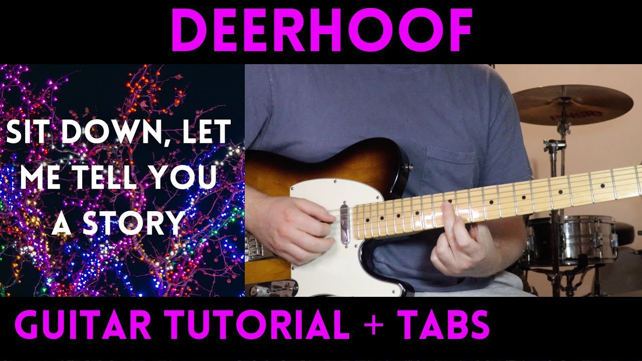 Deerhoof Sit Down Let Me Tell You A Story Guitar Tutorial Youtube