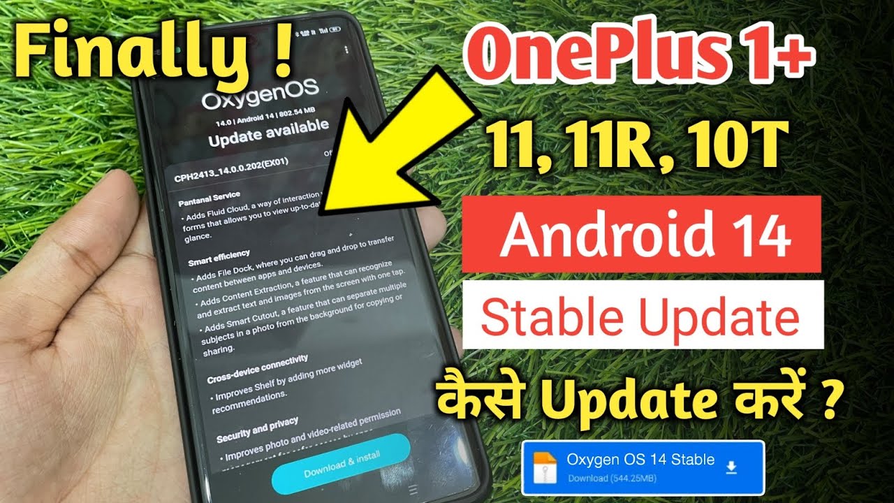 OnePlus 11, 11R , 10T stable Update Android 14 oxygen os 14 ! 🔥 how to update OnePlus 11R ...