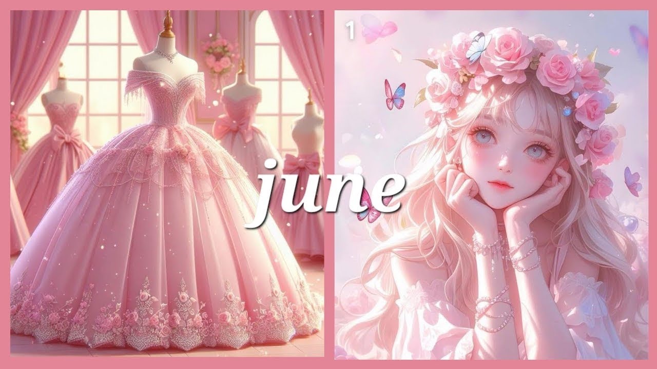 choose your birth month and see your gorgeous gown👗 and your cute 👸 ...