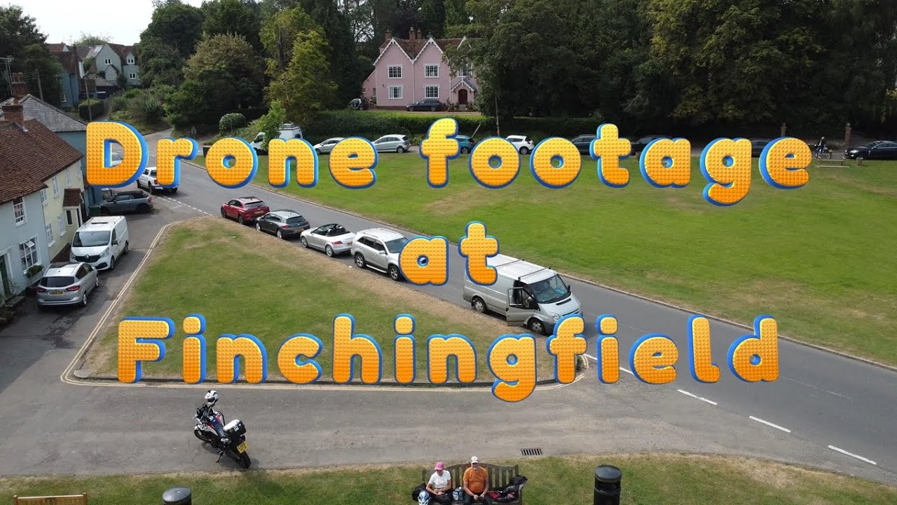 Finchingfield Aerial view - YouTube