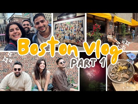 Boston Vlog Part 1 🏙️ | 2 Gün Boyunca Durmadan Yürüdük, Yedik ve Şehre Aşık Olduk 💘 #bostonvlog