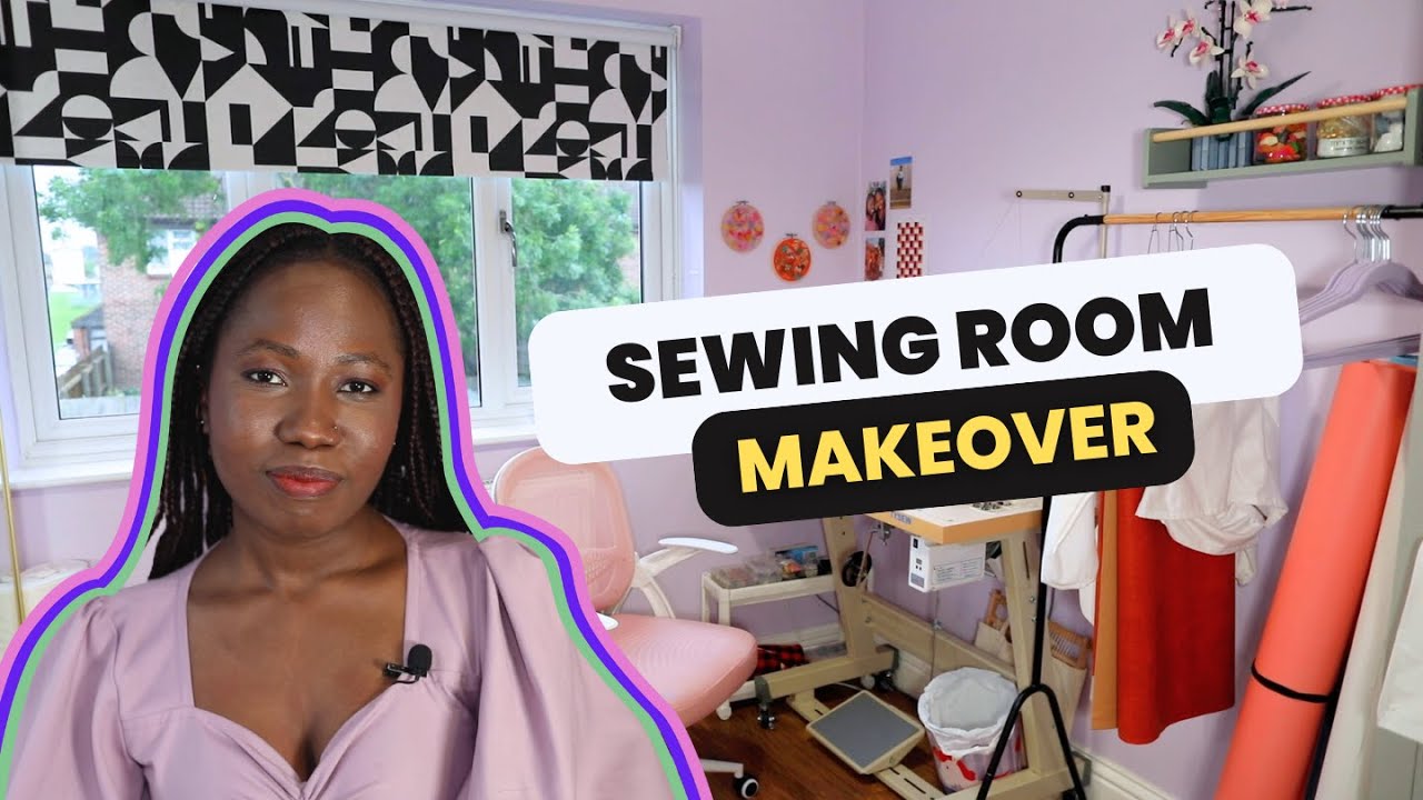 Designing my Sewing Room from Scratch - Full Makeover - YouTube