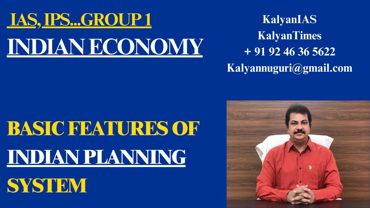 Basic Features of Indian Planning System - KalyanTimes.com - YouTube