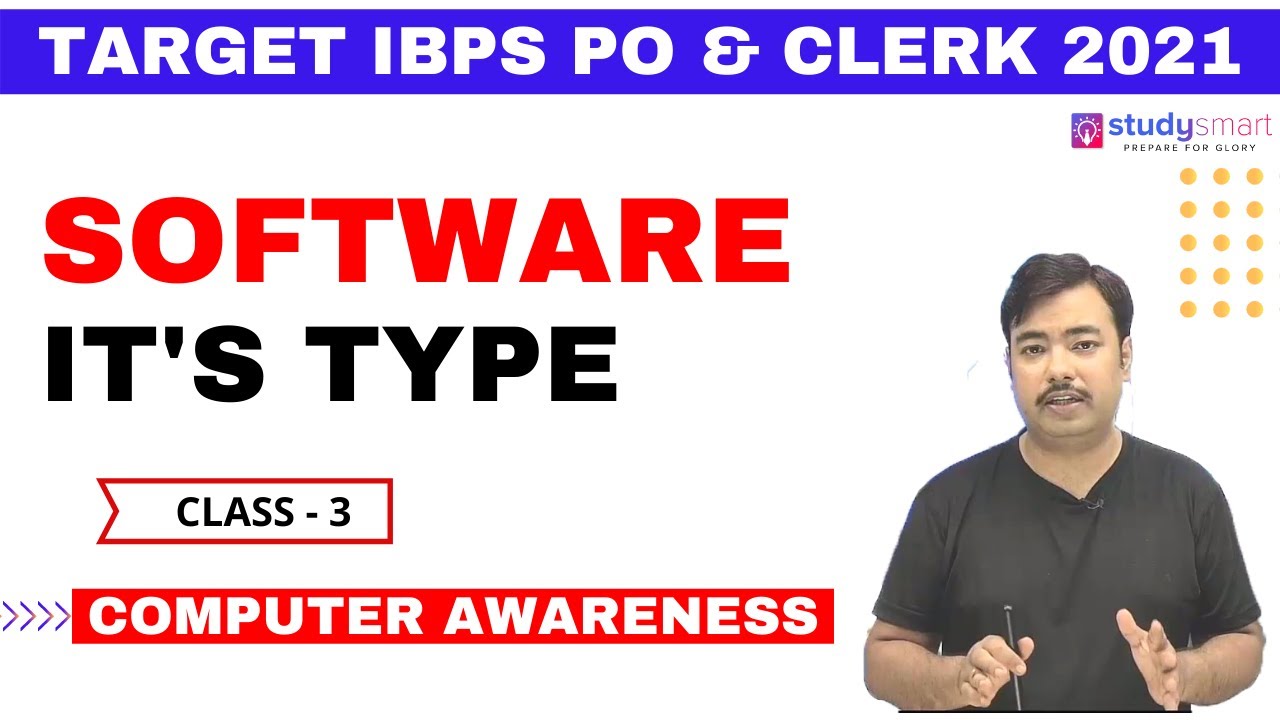 Software and It's Type| IBPS RRB PO and Clerk Mains Exam | Computer ...