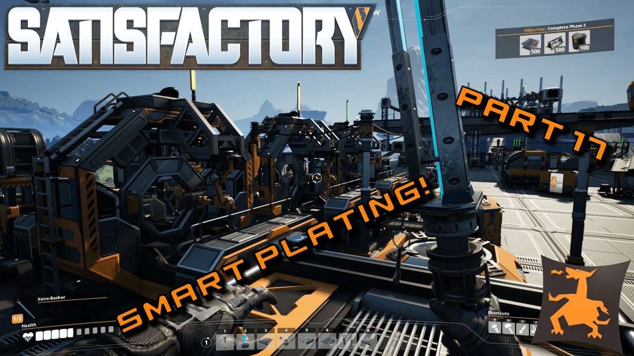 Starting the Smart Plating farm! Satisfactory Episode 17 | Xyphearos ...