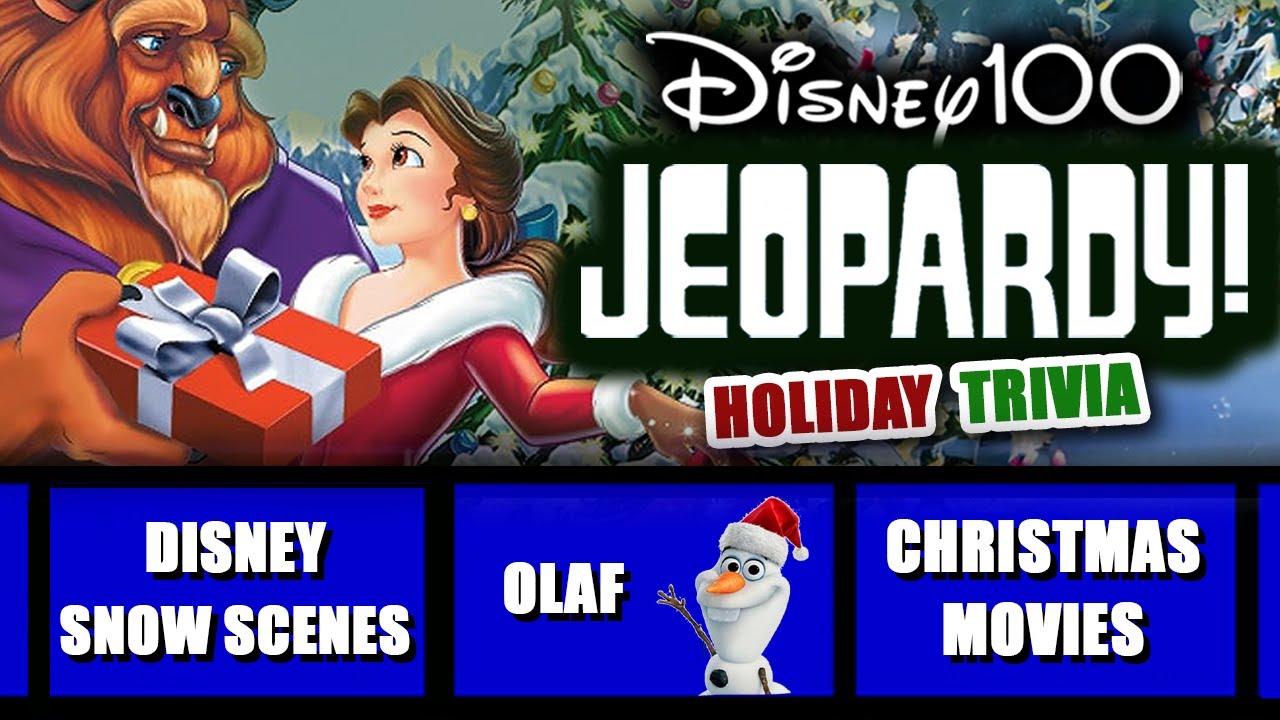 Disney Jeopardy Holiday Trivia • Test Your Knowledge • 12/23/23 - YouTube