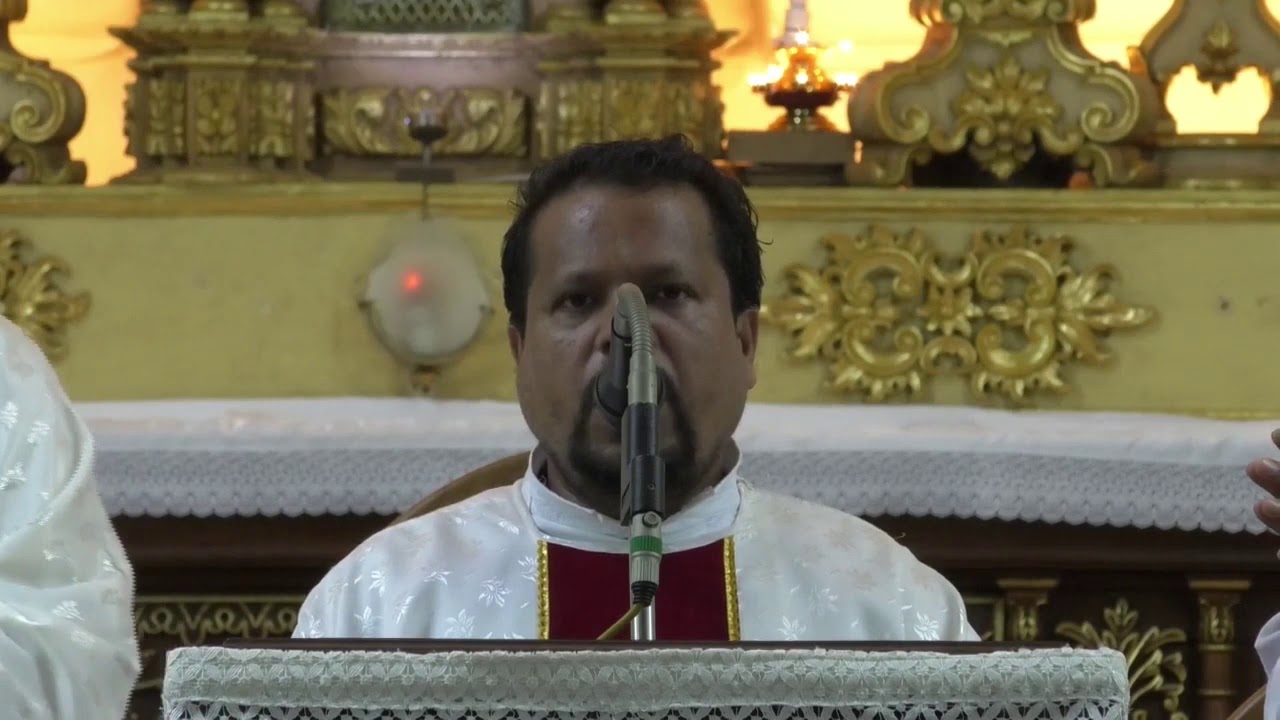 Today's Holy Mass (Konkani),Our Lady Of Snows Church, Raia. Celebrated ...