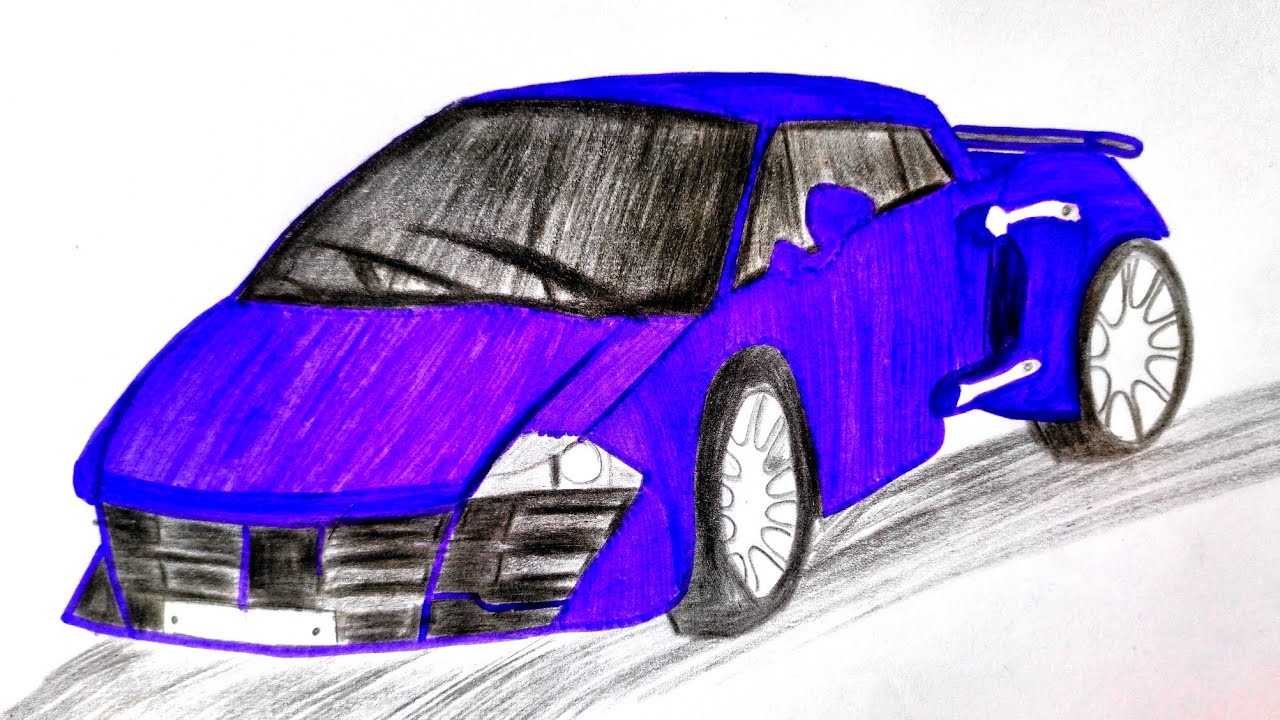 How To Draw Tarzan The Wonder Car | Video 2023 - YouTube