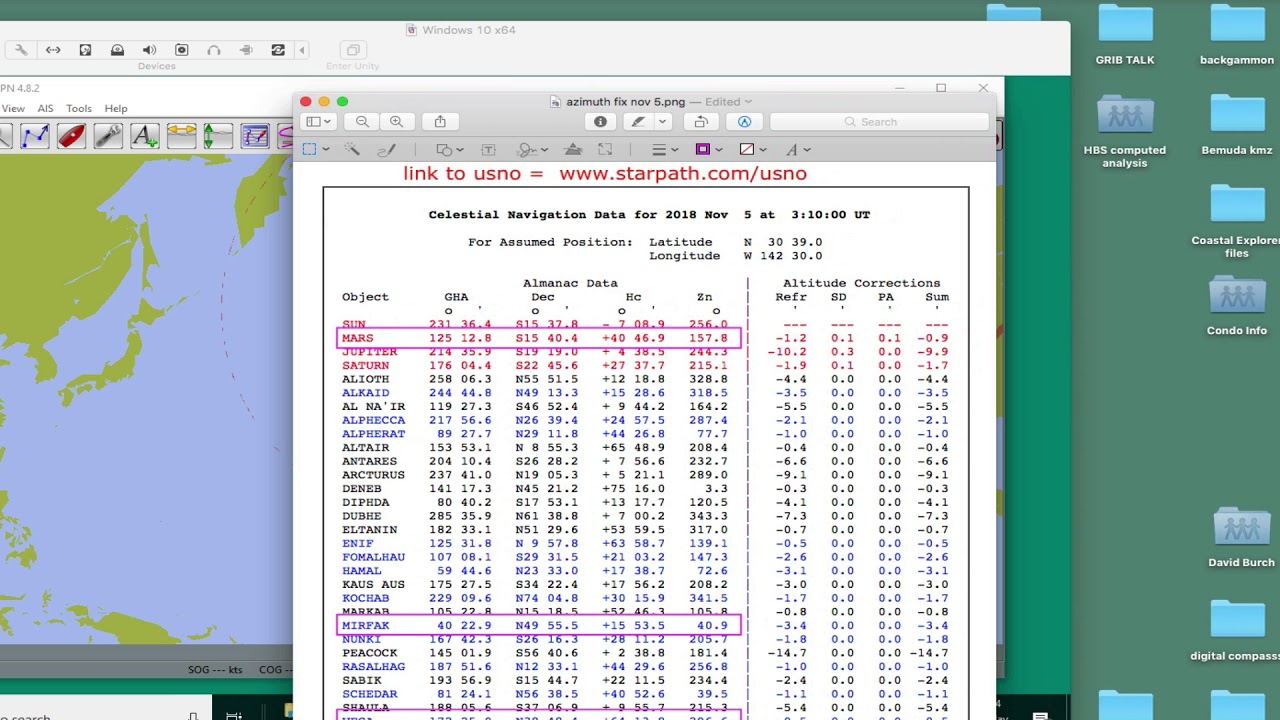 OpenCPN Cel Nav Plugin Part 3 - YouTube