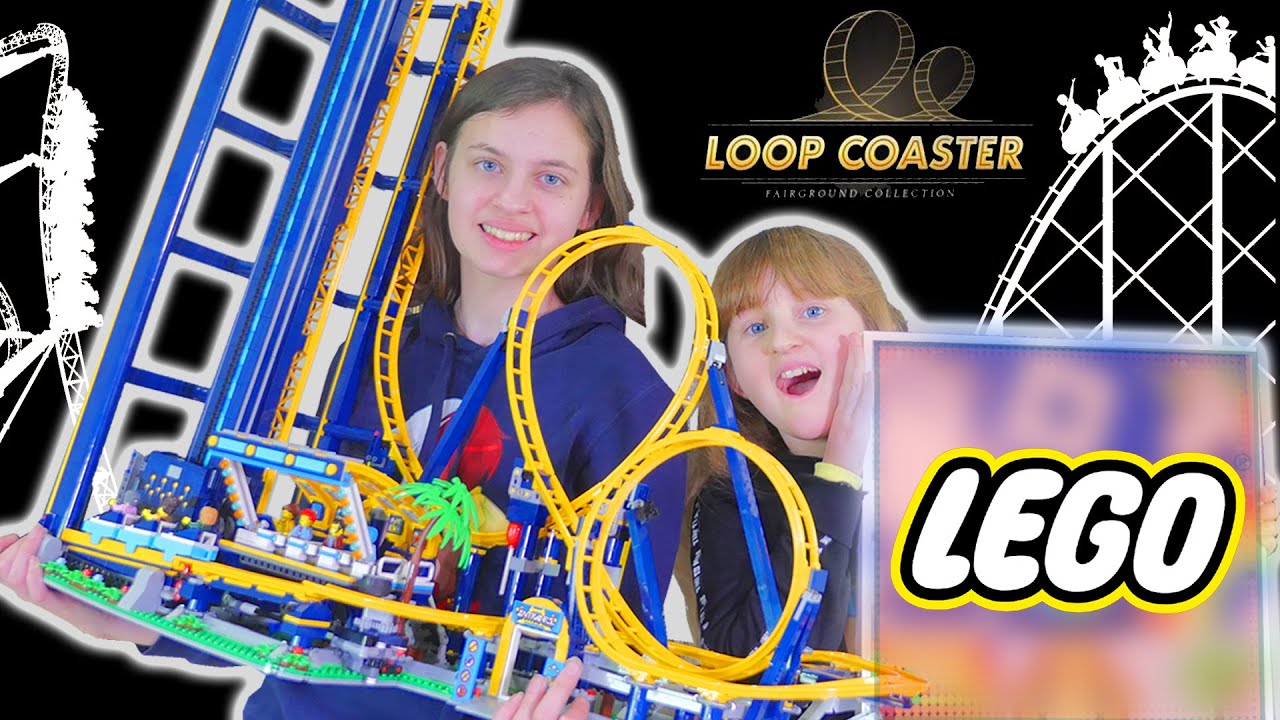 On a construit le LEGO GRAND HUIT avec 2 loopings (et ça marche ...