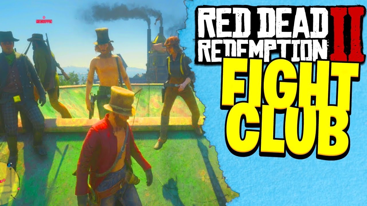 RED DEAD REDEMPTION 2 ONLINE FIGHT CLUB | RDR2 Crazy Knife Fight Lobby ...
