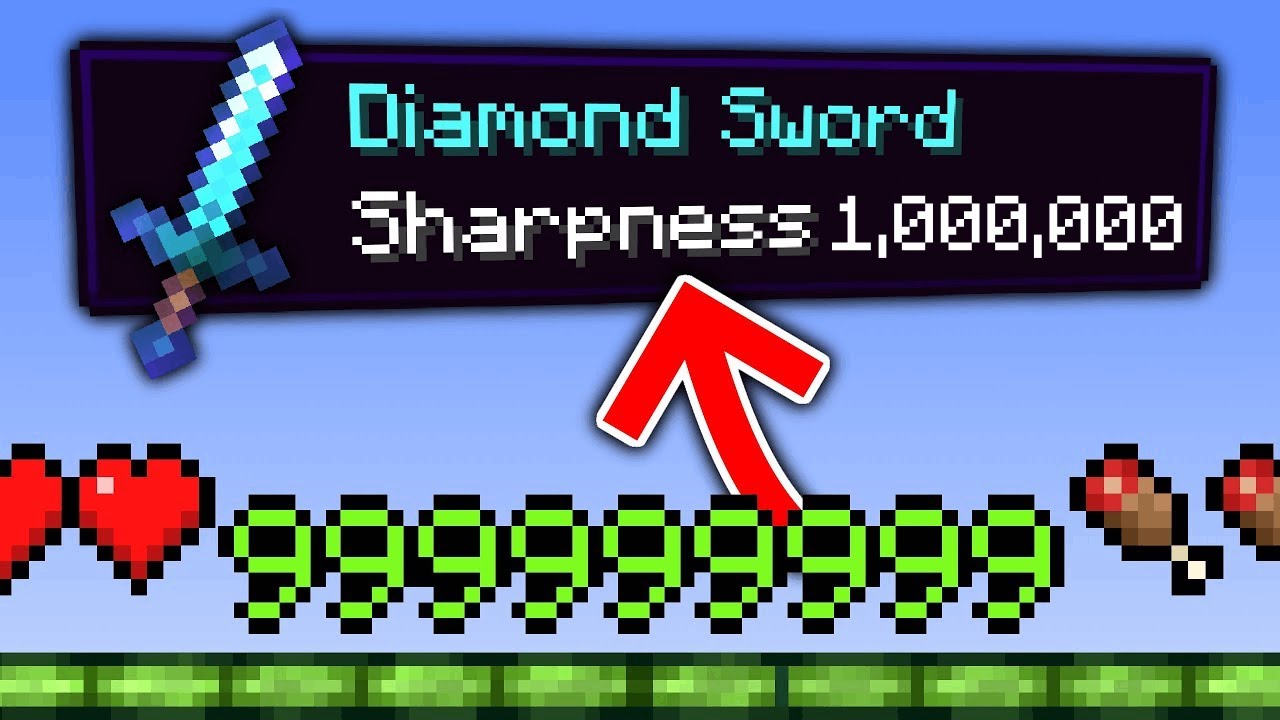 Minecraft, But Every Enchant Is Level 1,000,000... - YouTube