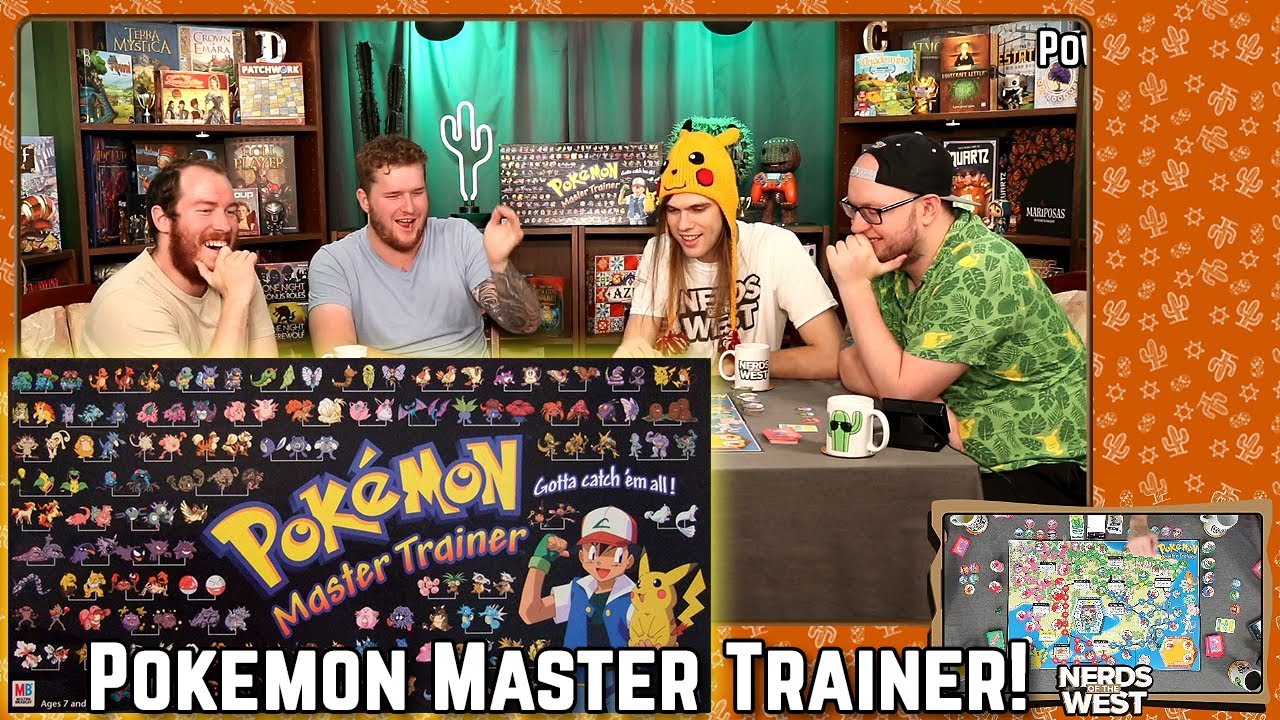 Pokemon: Master Trainer | Board Game Live Stream - YouTube