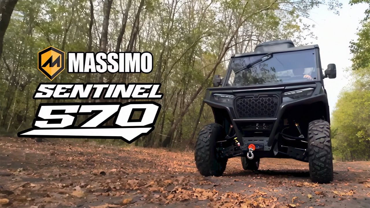 Massimo Sentinel 570 UTV | HVAC 4X4 Utility Vehicle - YouTube