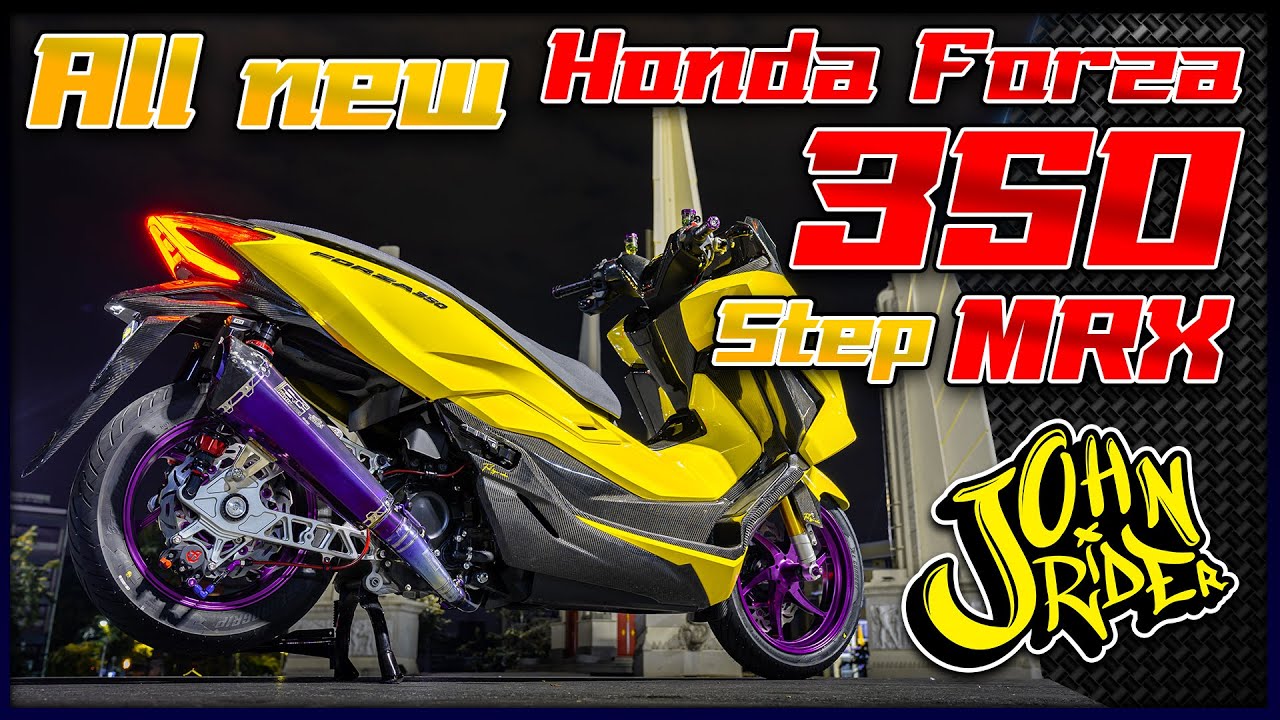 All new Honda Forza 350 Step MRX | Johnrider - YouTube