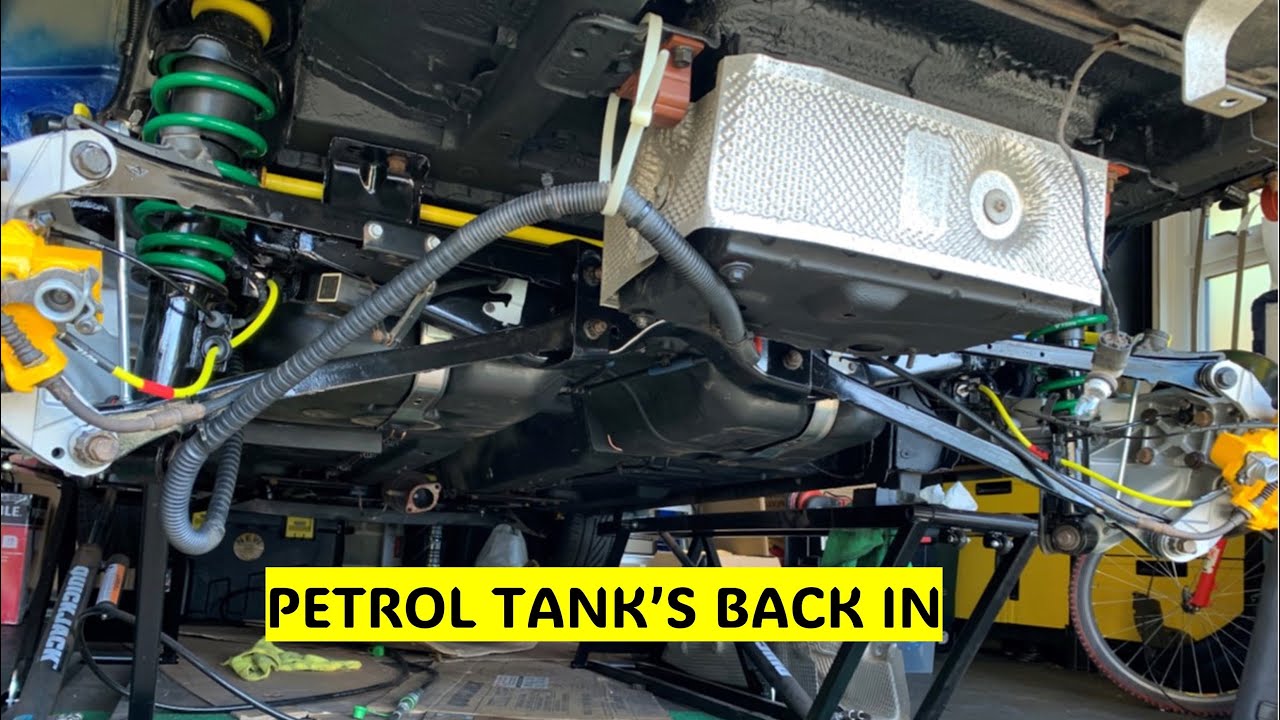 Petrol tank goes back in my Mini Cooper S R53 - YouTube