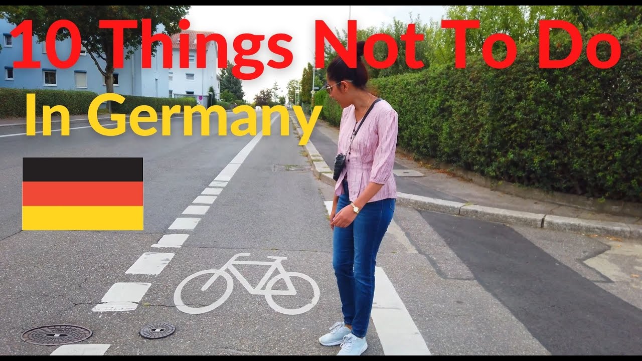 10 Thing not To Do In Germany I Do´s and Don´t in Germany I Germany ...
