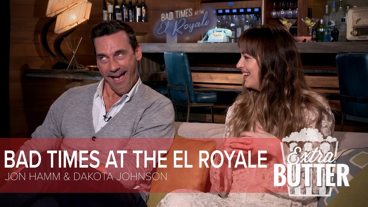 Bad Times at the El Royale: Jon Hamm and Dakota Johnson - YouTube