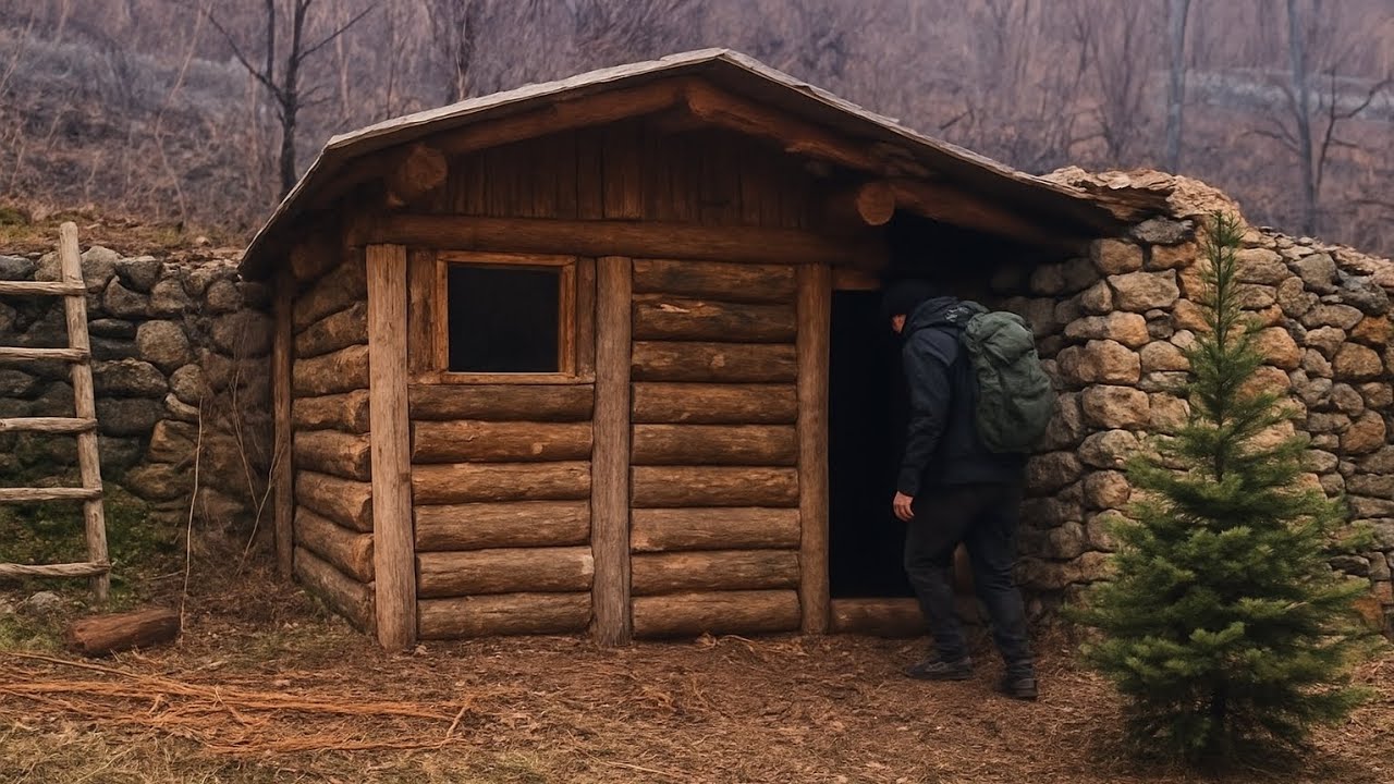 Living Alone in a Forest Cabin Forever" - YouTube