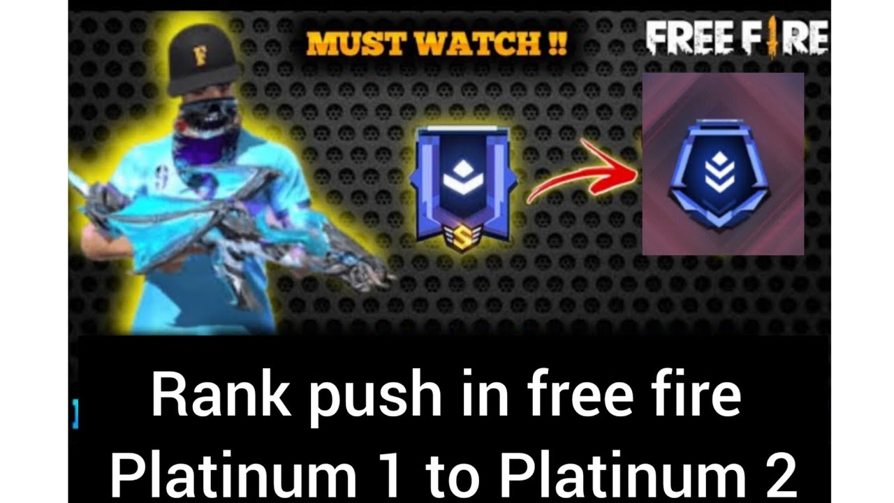 rank push in free fire Platinum 1 to Platinum 2 😀😀 #freefire - YouTube