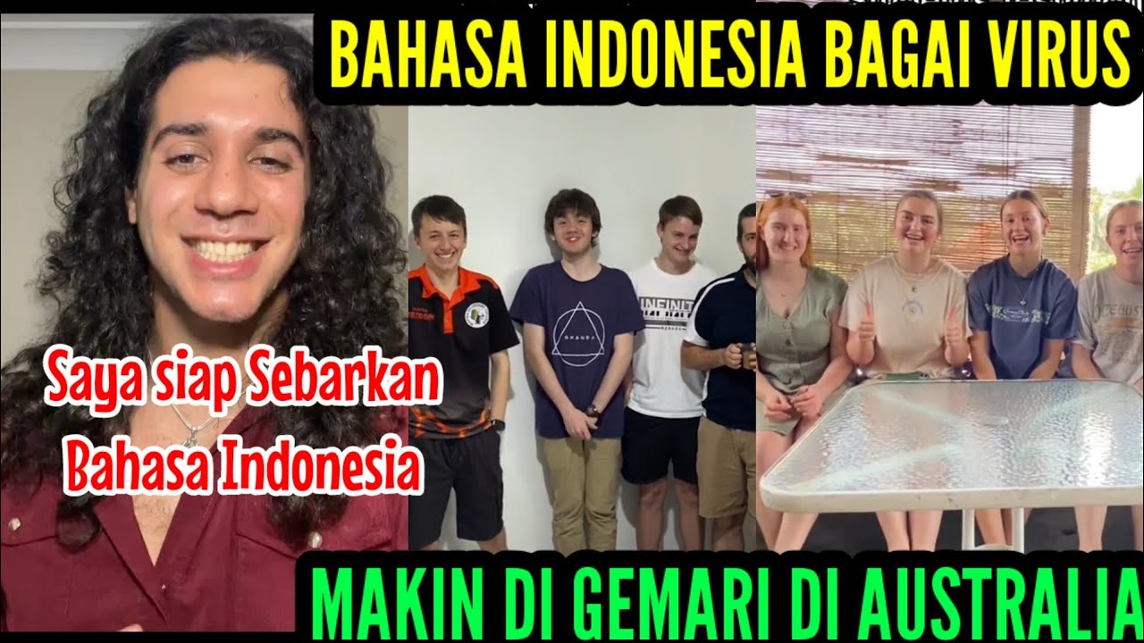 BULE MUDA SIAP BAHASA INDONESIAKAN AUSTRALIA - YouTube