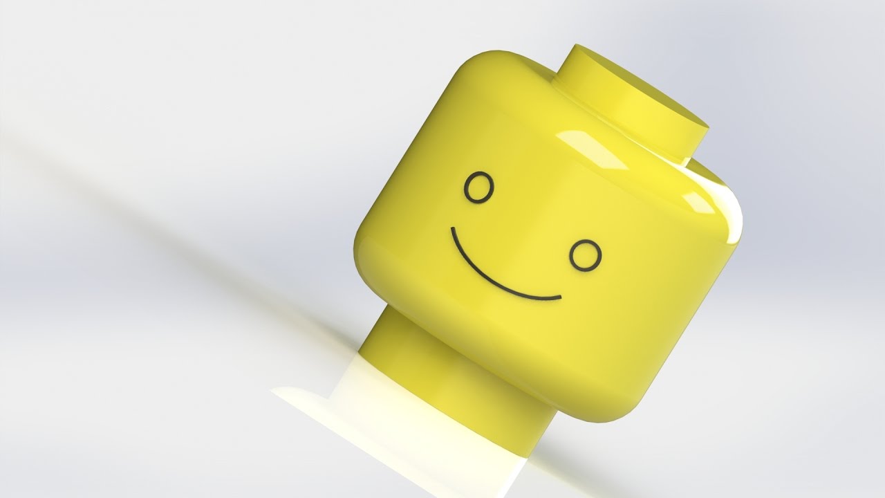 SolidWorks Tutorial #15: LEGO Head - YouTube