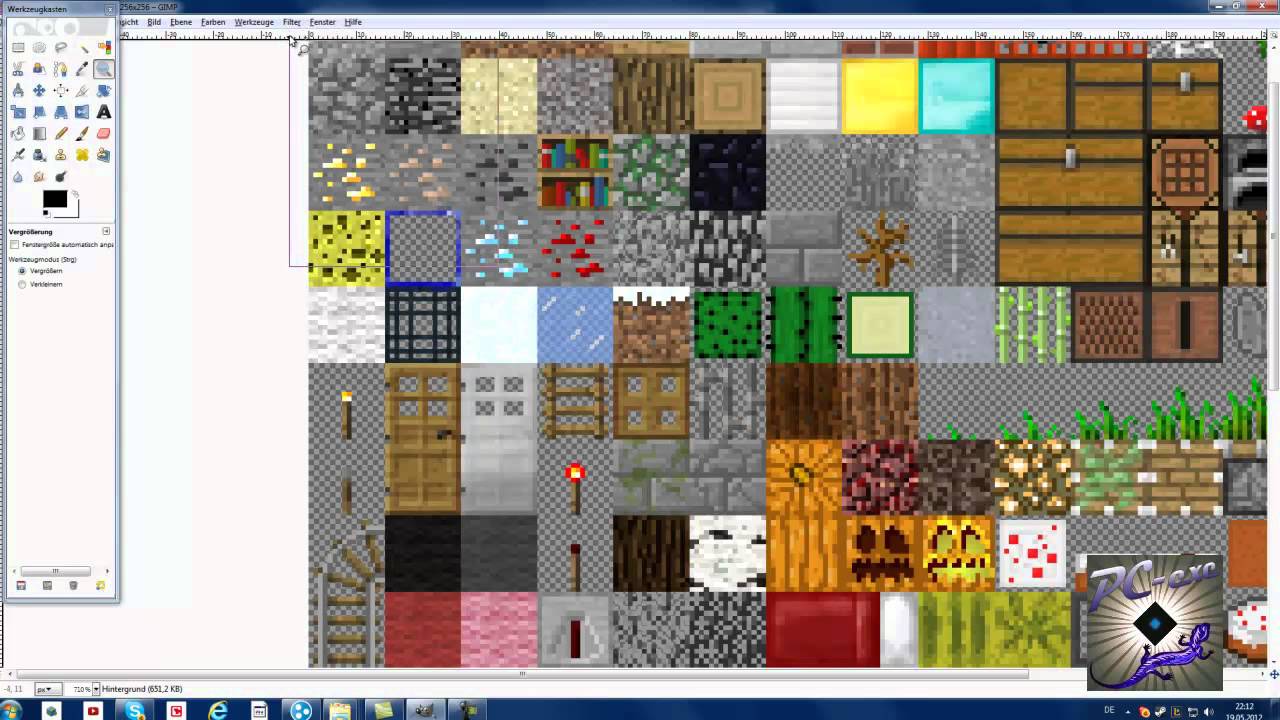 TuTorial Minecraft texture pack erstellen / verändern - YouTube