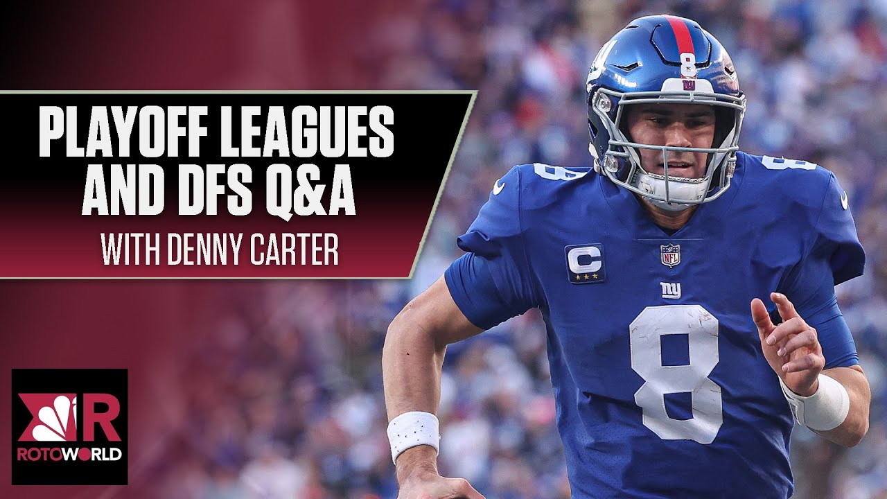 NFL Playoffs League + DFS Q&A with Denny Carter | Rotoworld | NFL on ...