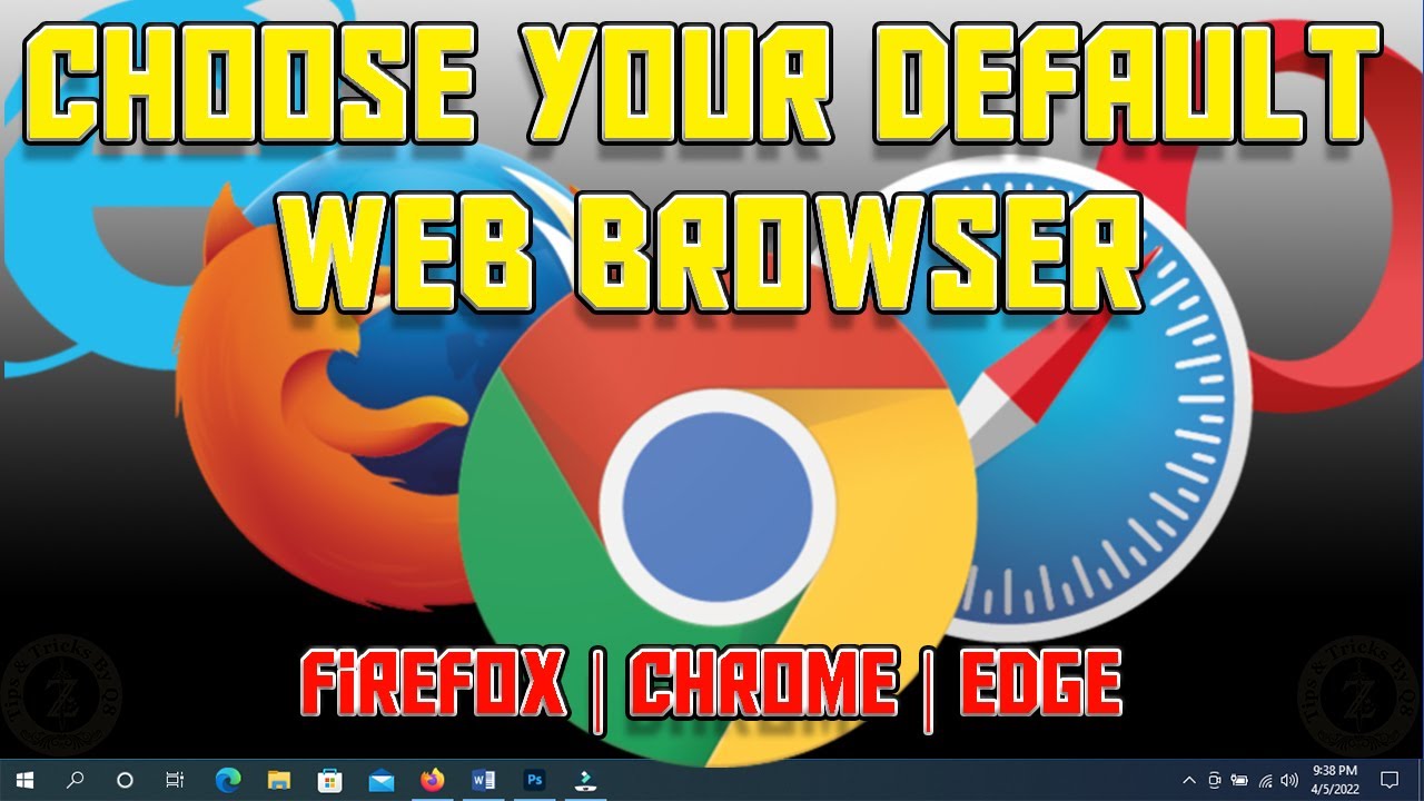 How to Choose Your Default Windows 10 & 11 Web Browser in One Click ...