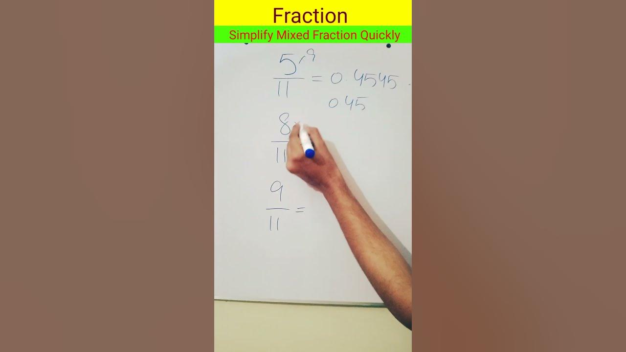 How to Simplify Mixed Fraction #shorts #viral #youtubeshorts #math ...
