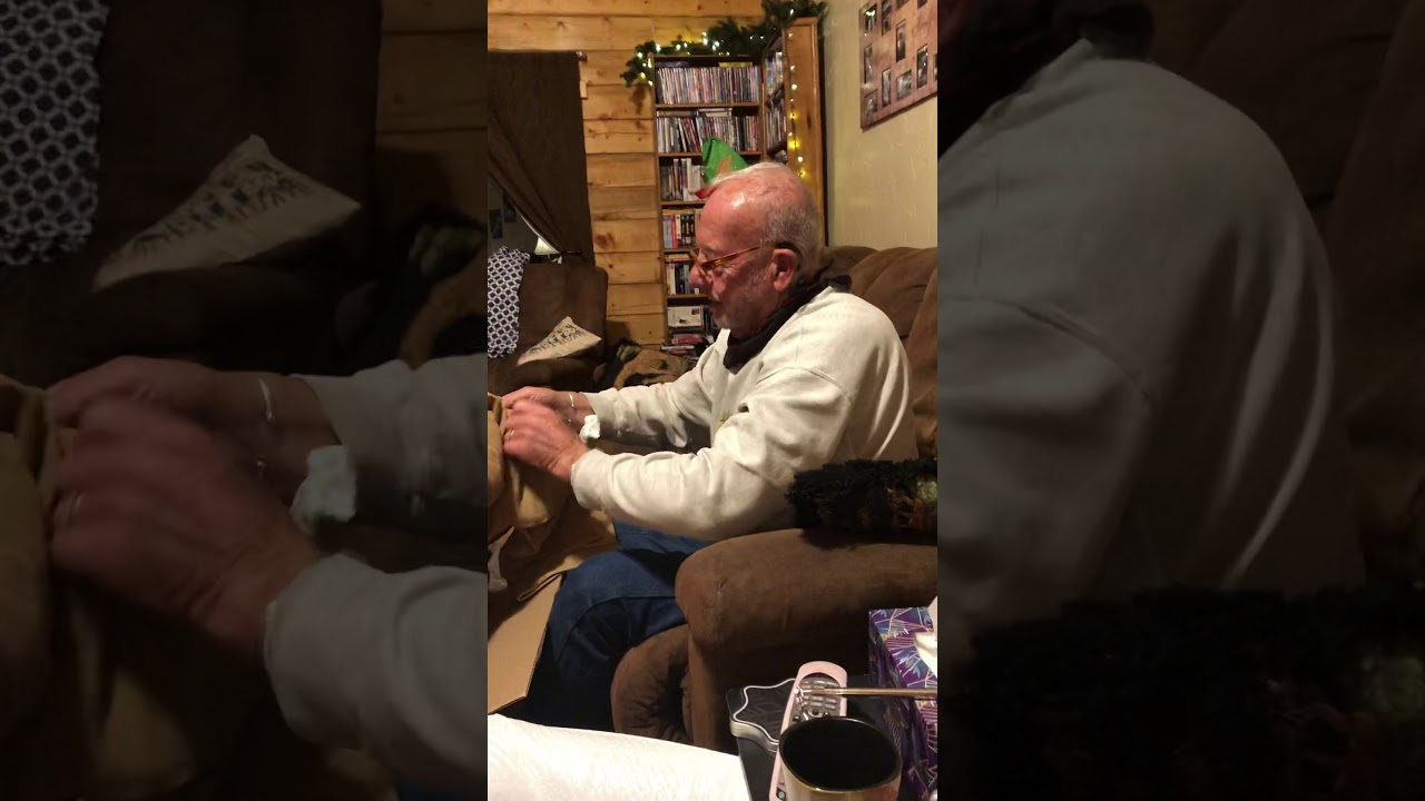 Grandpa get his fire-hose robe - YouTube