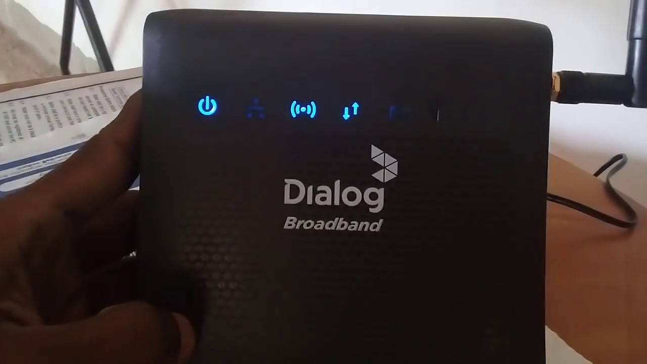 how to make a dialog 4G Antenna at home with dialog router - YouTube