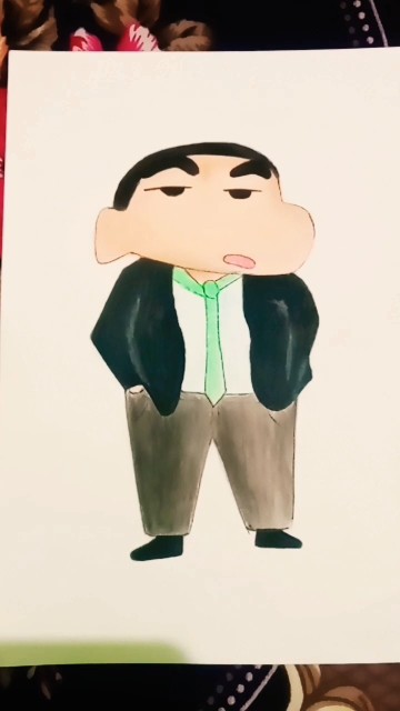 Shin Chan buisness man 😅shorts - YouTube