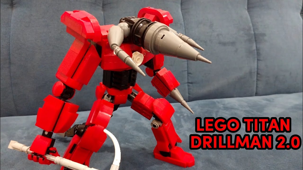 Lego upgraded titan drillman full tutorial - YouTube
