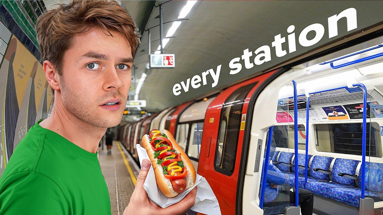 I Tried Food at Every London Tube Stop - YouTube