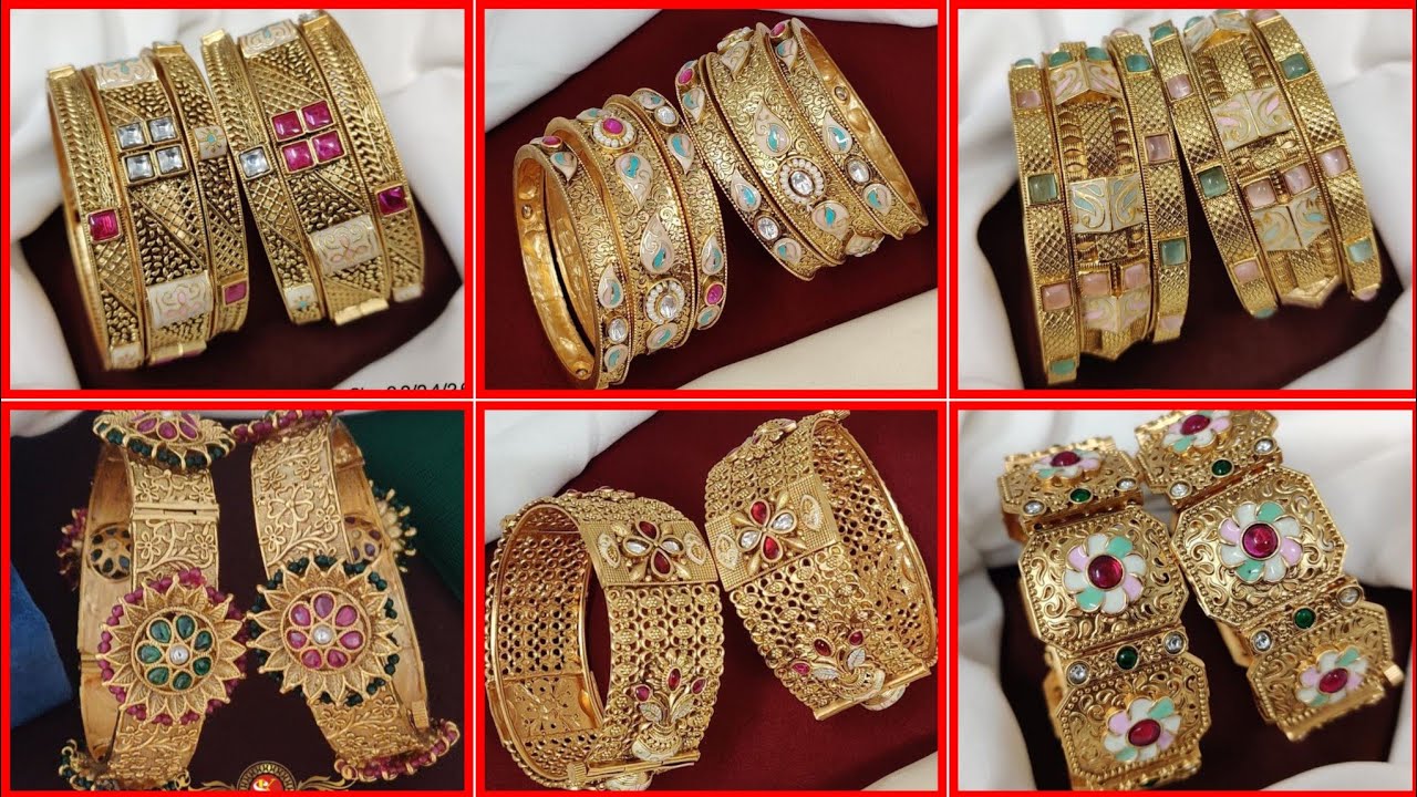 Timeless Beauty: 24k South Indian Gold Bridal Bangle Sets - A PC Affair ...