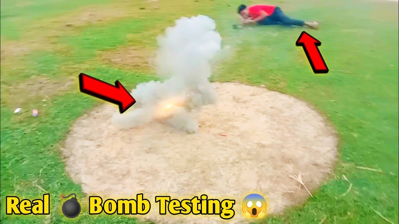 Power Testing Of Real Bomb 💣😱|| Real Bomb 😱| - YouTube
