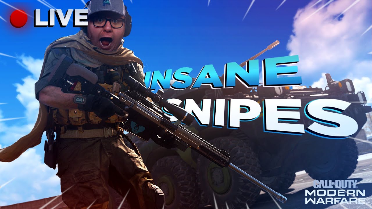 INSANE SNIPES 🔴 Mouse and key snipes LIVE | Call of Duty Warzone Season ...