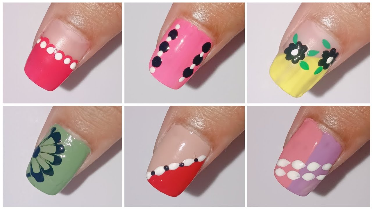 👉Best cute & easy summer nail art for girls // Nail art design for ...