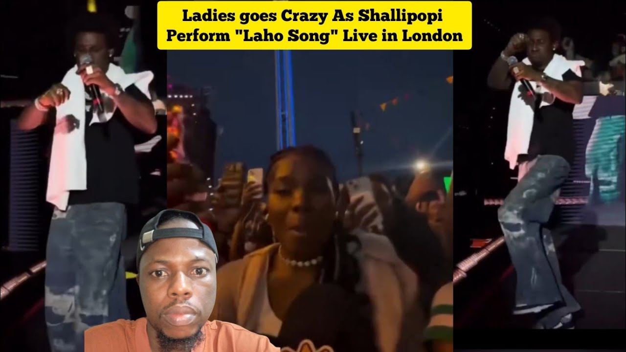 Ladies go Crazy As Shallipopi Perform "Laho Song" Live in London - YouTube