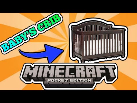 Minecraft PE: How to make a Baby Crib - YouTube