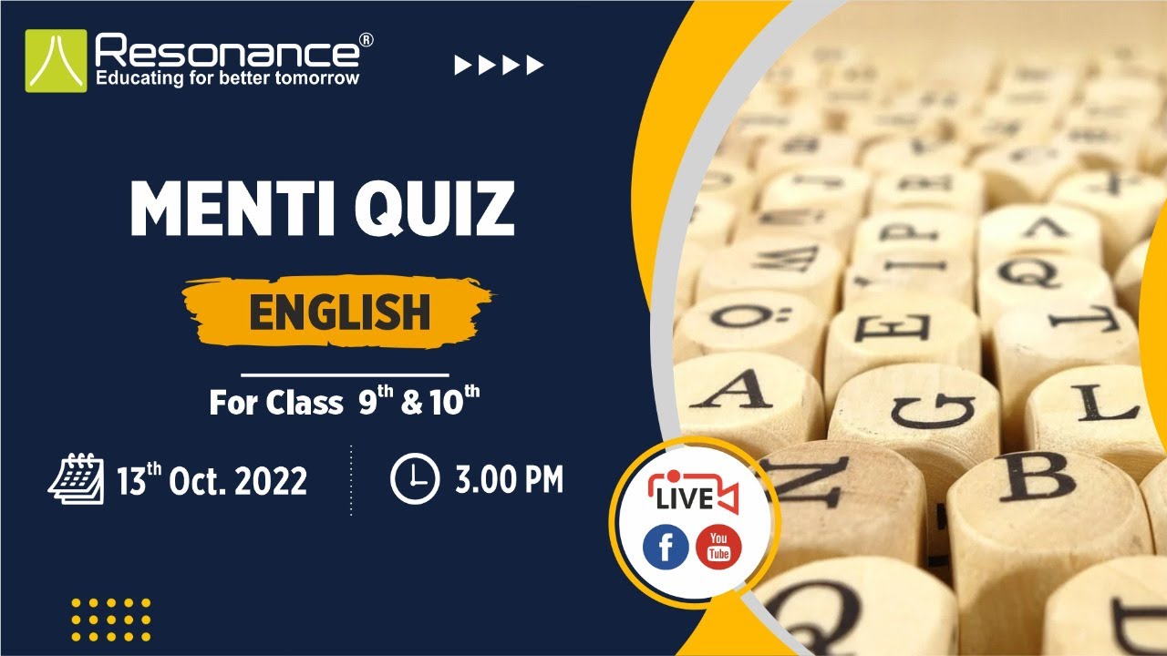 English Menti Quiz - YouTube