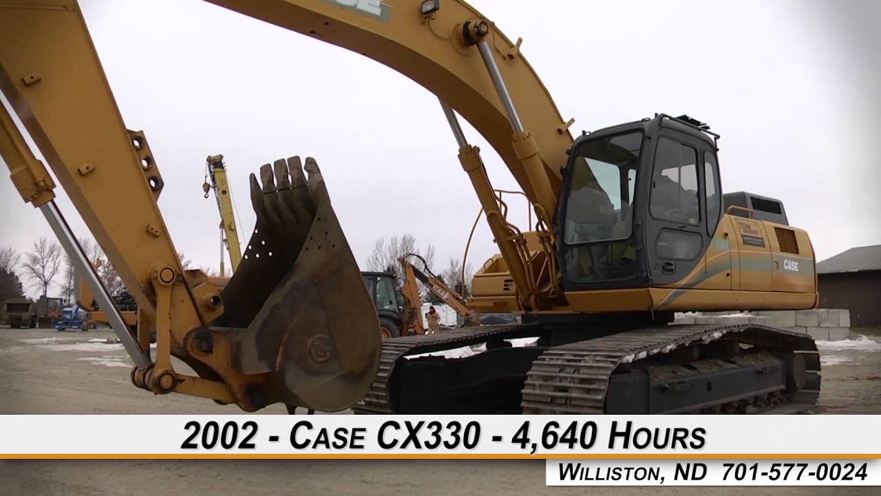 Case CX330 Excavator-Track Sold on ELS! - YouTube