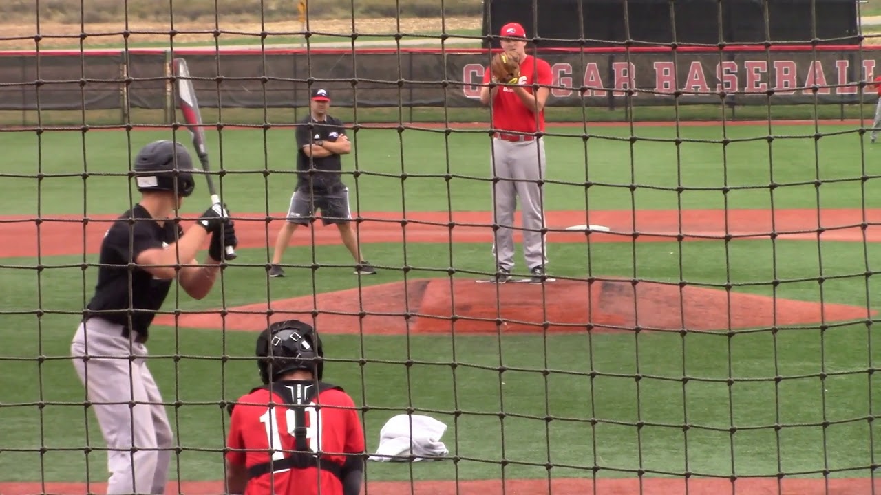 Collin Baumgartner, RHP, SIU-Edwardsville - YouTube