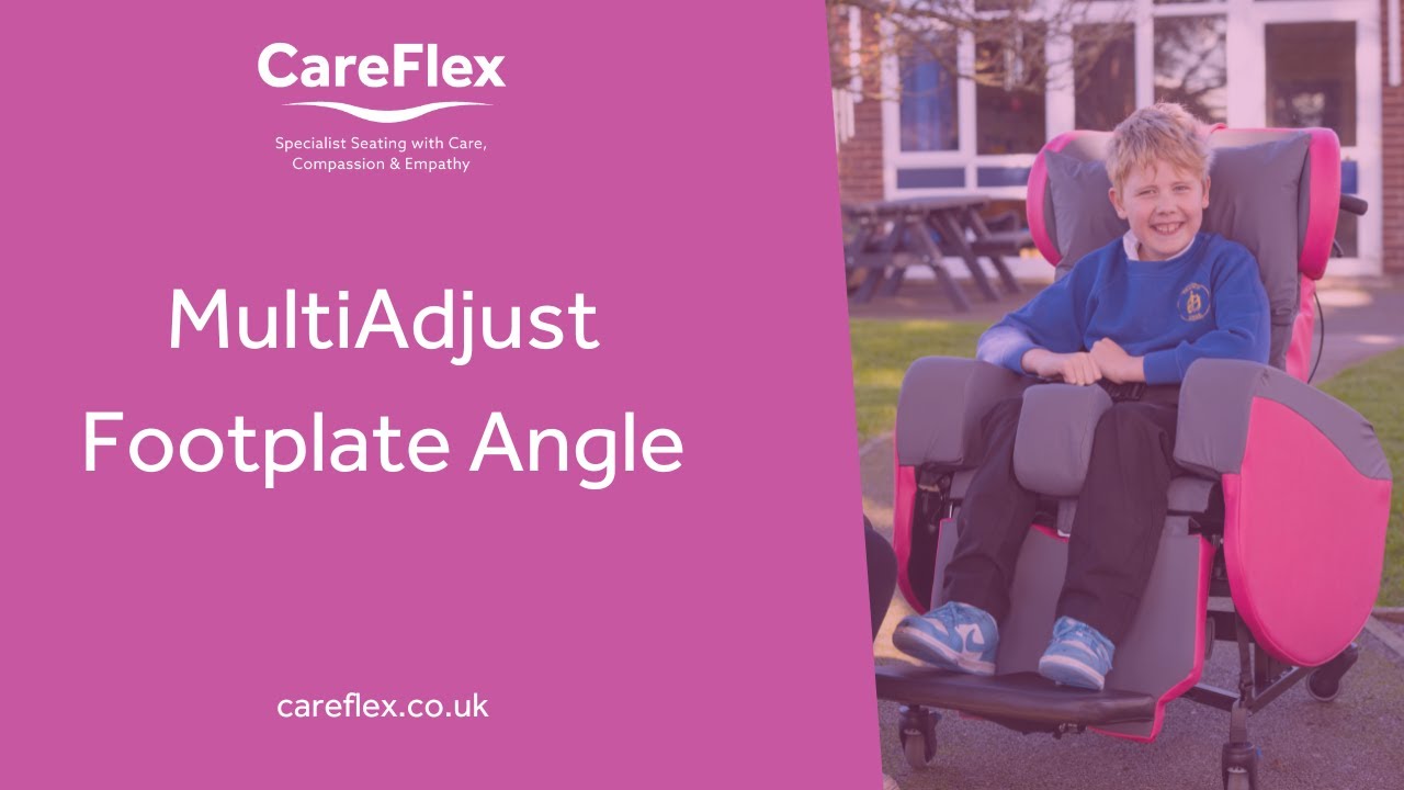 Footplate Angle | MultiAdjust | CareFlex - YouTube