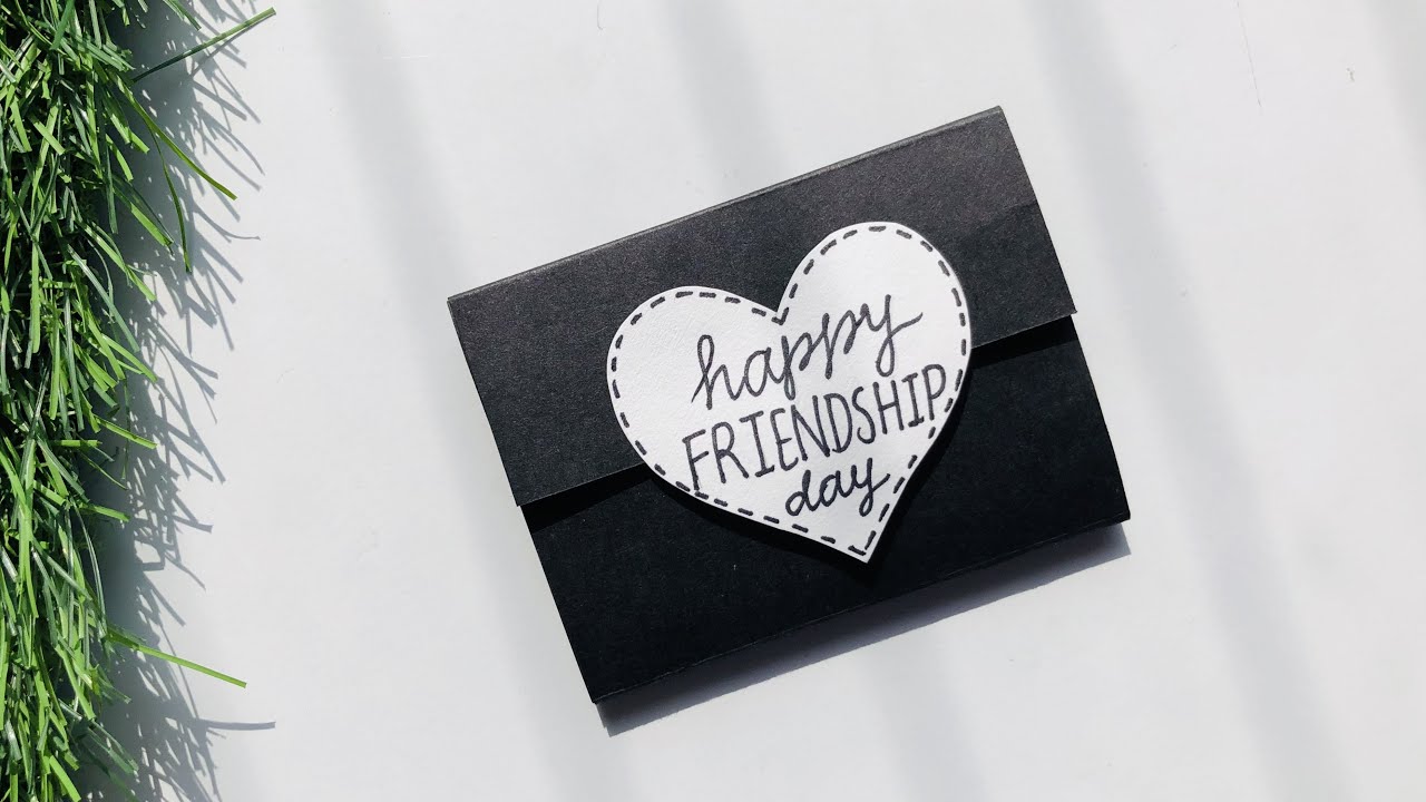 DIY Friendship Day Card/ Handmade Friendship Day Card Idea/ Friendship ...