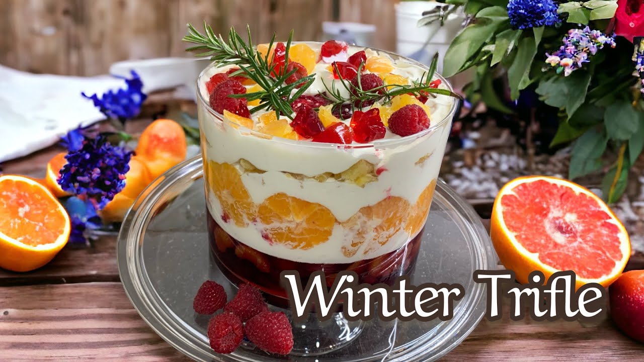 Winter Wonderland Delight: Amazingly Delicious Trifle Recipe - YouTube
