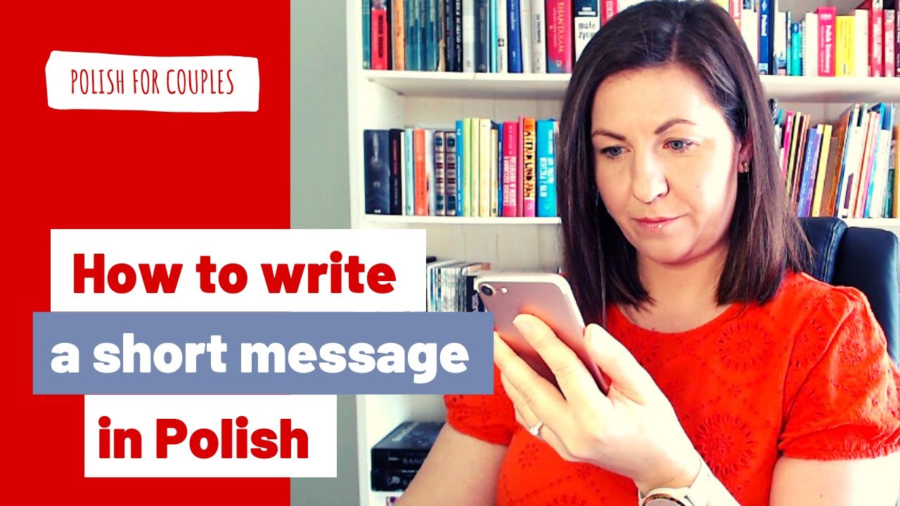 Polish lesson #9: How to write a short message in Polish - YouTube